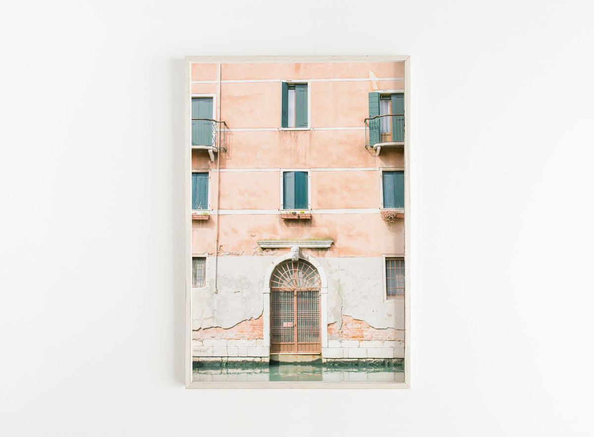 venice pink wall art print — paulina studio